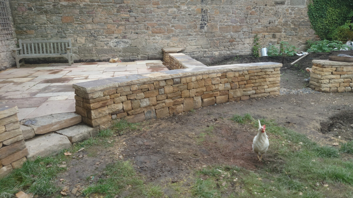 Stone Inspired Dry stone seating area and patio - Edinburgh - Stone ...